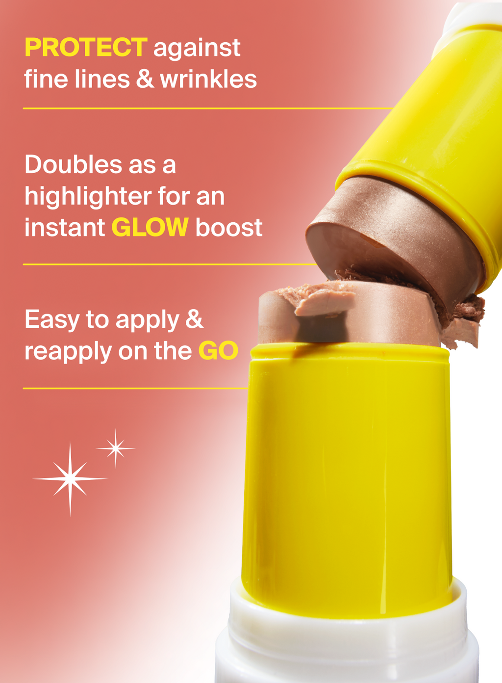 Supergoop! Glowscreen Sunlighter Stick SPF 45 - Tinted Sunscreen Stick