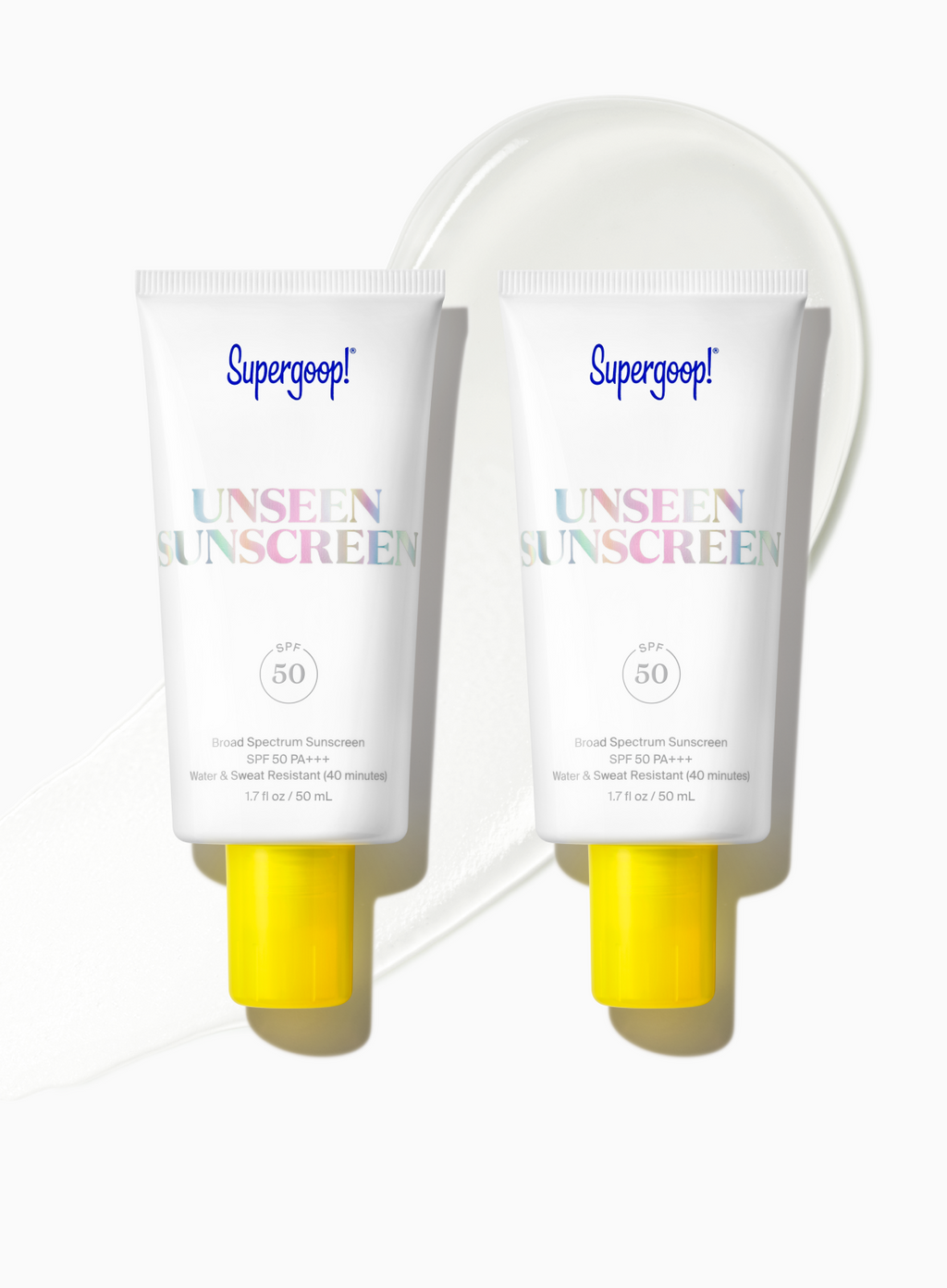 Supergoop! New Unseen Sunscreen SPF 50 - Clear Gel Face Sunscreen