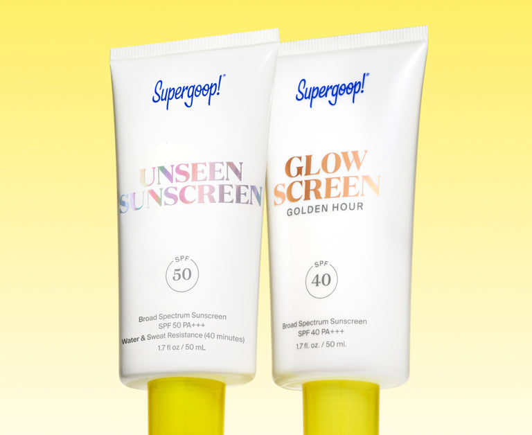 Supergoop! 2-in-1 Beauty Booster Set - Glowscreen + Unseen Sunscreen