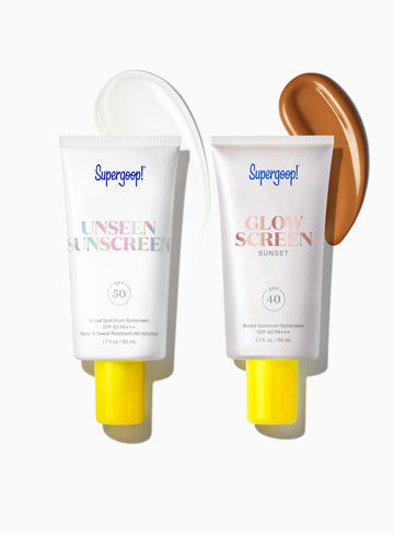 Supergoop! 2-in-1 Beauty Booster Set - Glowscreen + Unseen Sunscreen