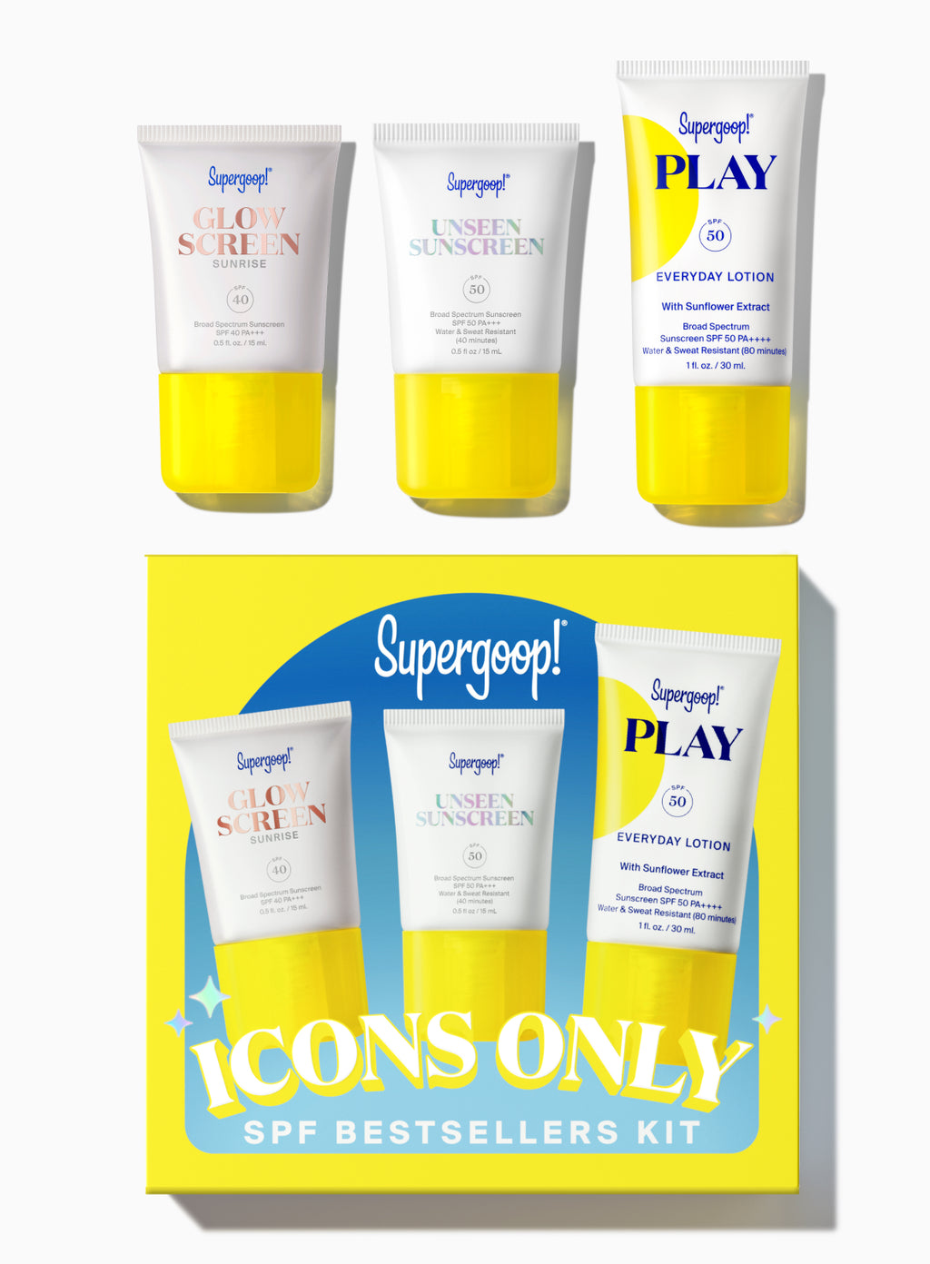 Supergoop! SPF Bestsellers Starter Set - Sunscreen Set