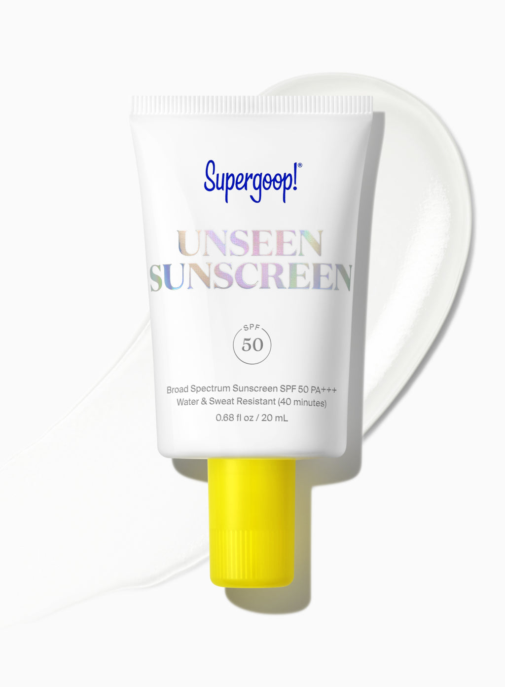 Supergoop! New Unseen Sunscreen SPF 50 - Clear Gel Face Sunscreen