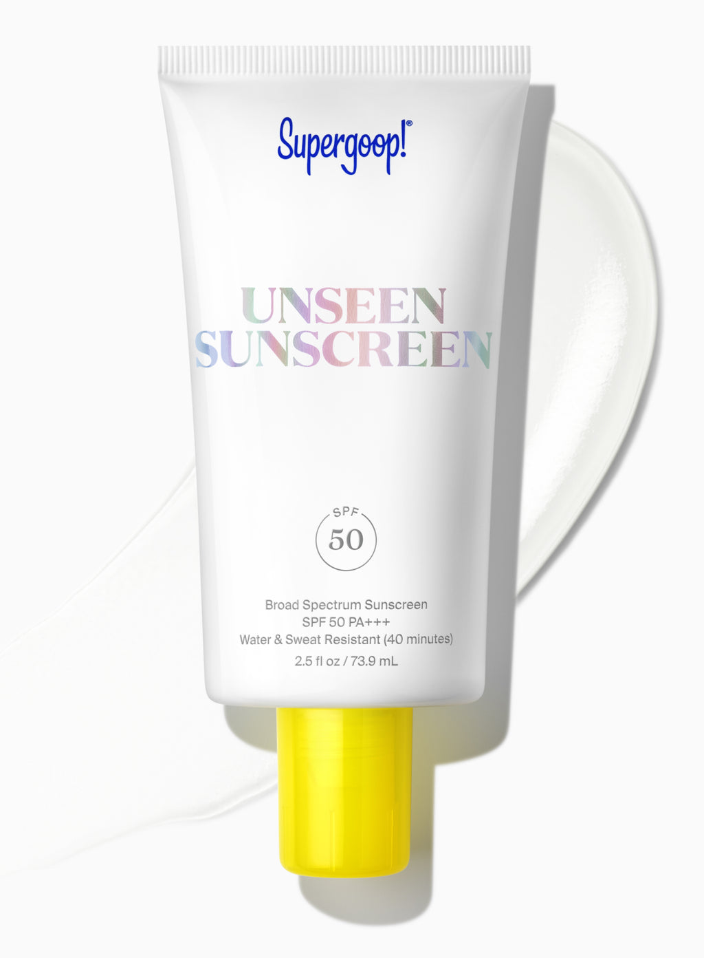 Supergoop! New Unseen Sunscreen SPF 50 - Clear Gel Face Sunscreen