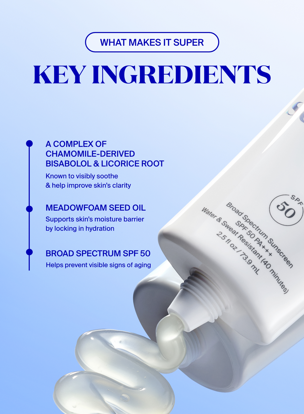 Supergoop! New Unseen Sunscreen SPF 50 - Clear Gel Face Sunscreen