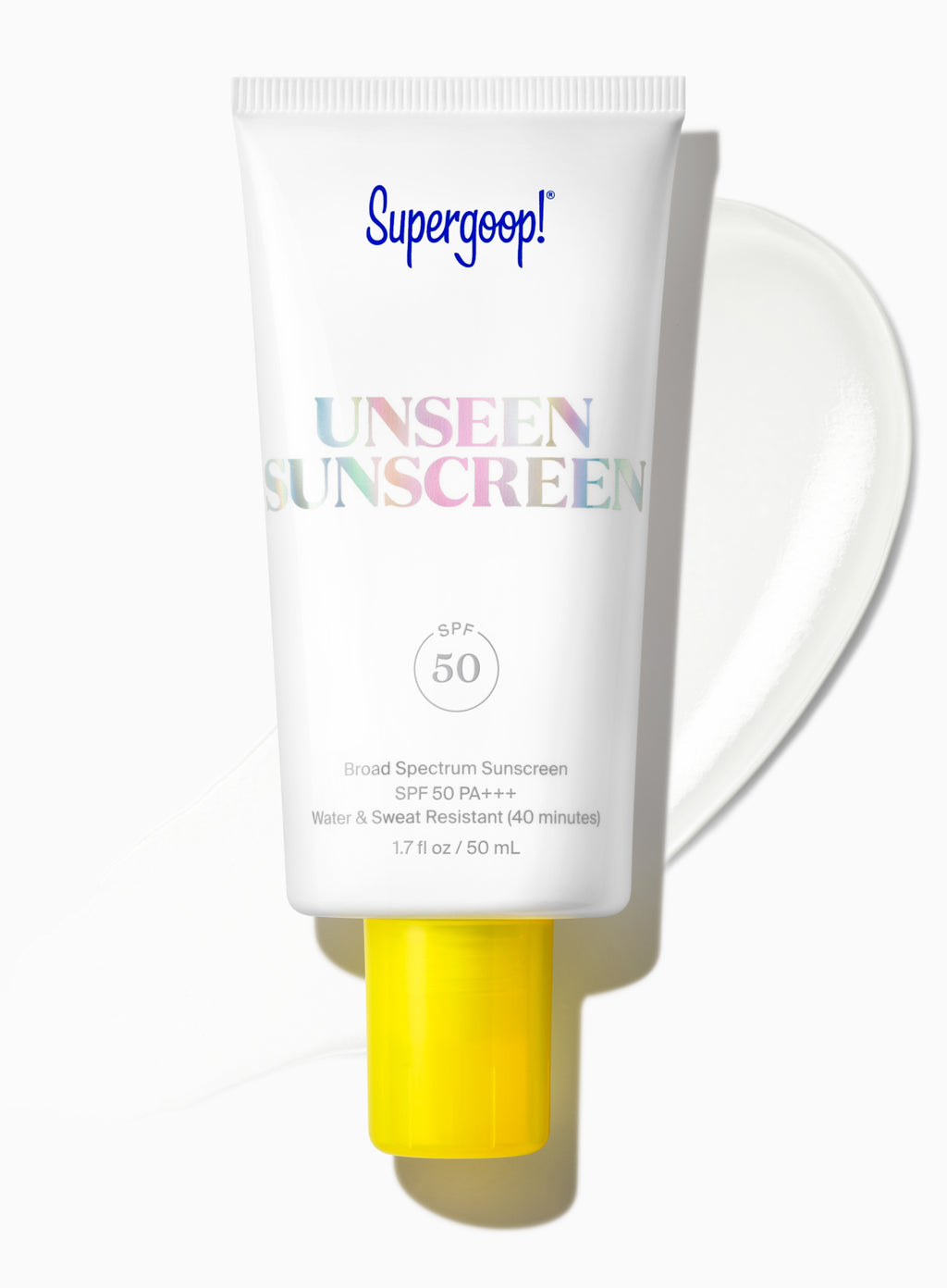 Supergoop! New Unseen Sunscreen SPF 50 - Clear Gel Face Sunscreen
